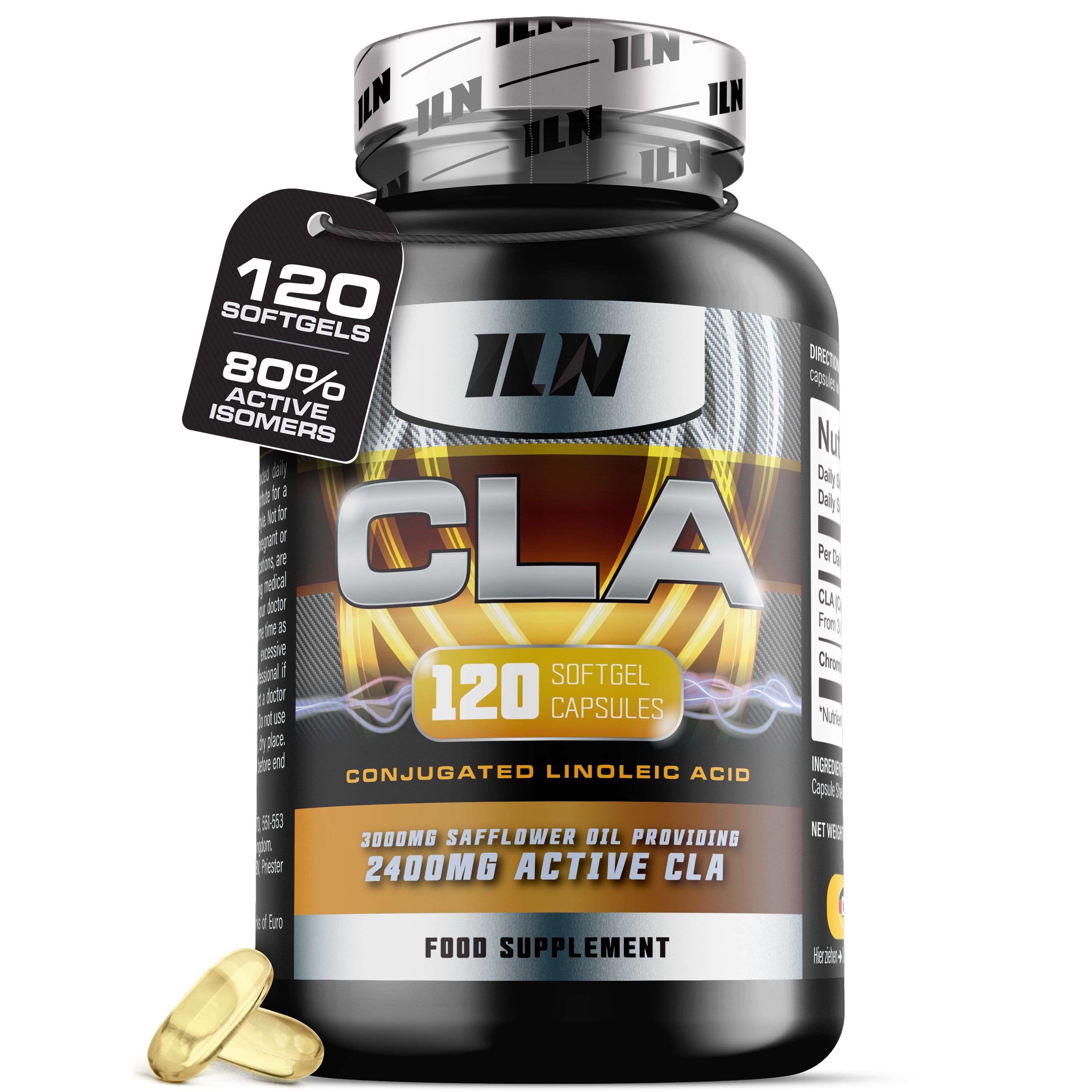 CLA Softgels - High Strength CLA - Official ILN Store – Iron Labs ...